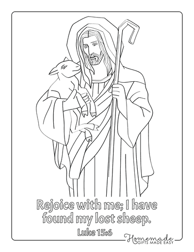 Free Bible Coloring Pages for Kids & Adults
