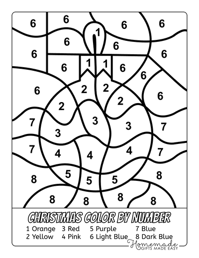 Printable Christmas Ornaments, Coloring Pages, & Blank Templates