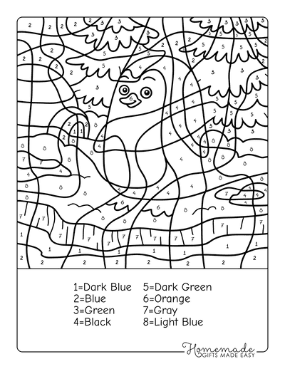 Free Color By Number Printables For Kids Free Color By Number Printables For Kids