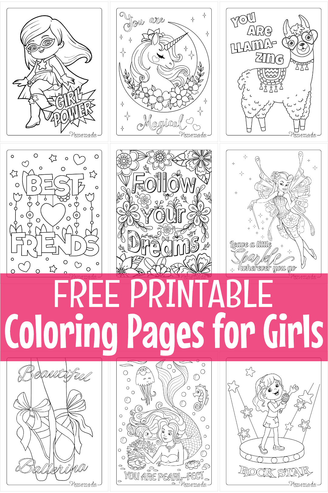 Free Printable Coloring Pages For Girls Free Printable Coloring Pages For Girls