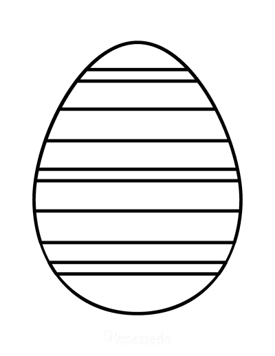 Easter Egg Coloring Pages & Free Printable Templates