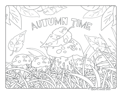 100 Autumn & Fall Coloring Pages