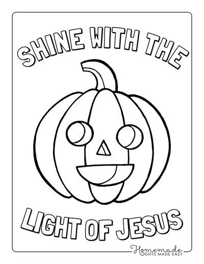 Printable Religious Halloween Coloring Pages
