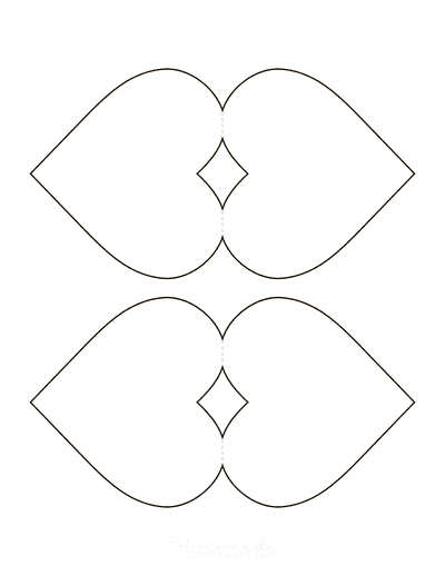 20 Free Printable Heart Templates, Patterns & Stencils