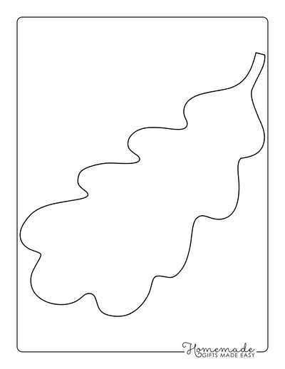 Free Leaf Templates - Printable Leaf Outlines for Kids Crafts