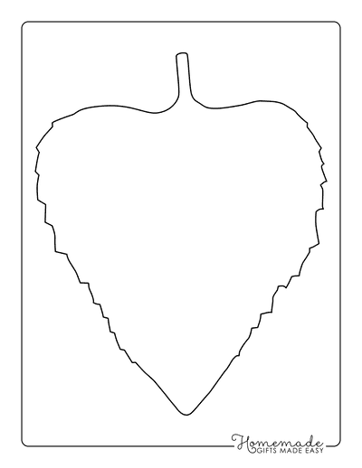 Free Leaf Templates - Printable Leaf Outlines for Kids Crafts