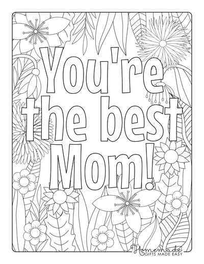 75 Best Mother's Day Coloring Pages - free printable bullet journal ...