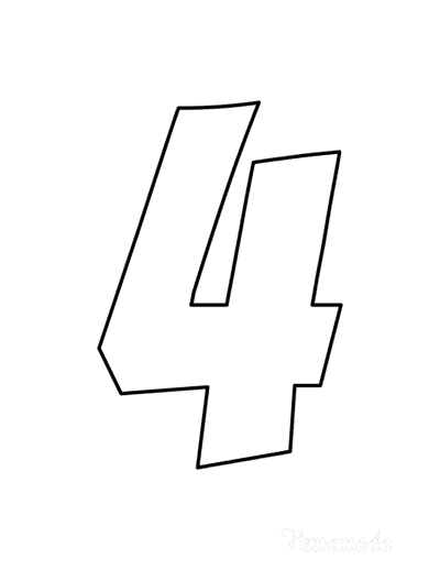 Free Printable Numbers for Crafts