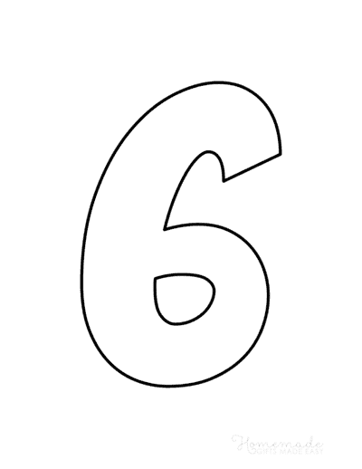 Free Printable Numbers for Crafts