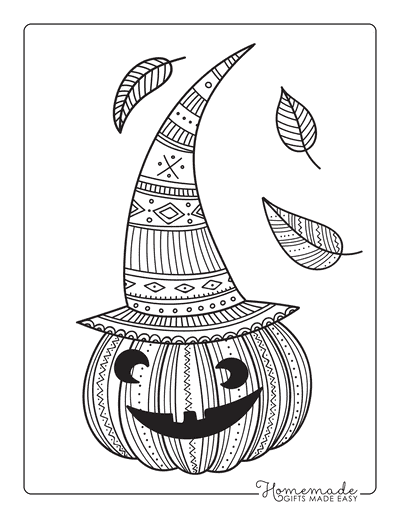 Free Pumpkin Coloring Pages for Kids & Adults