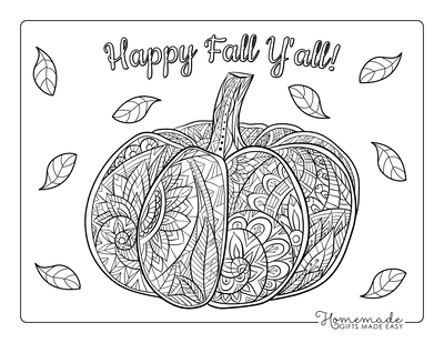 Free Pumpkin Coloring Pages for Kids & Adults