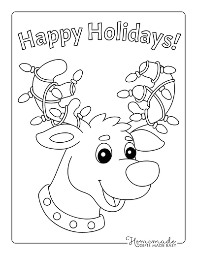 Christmas Coloring Book Pages For Kids