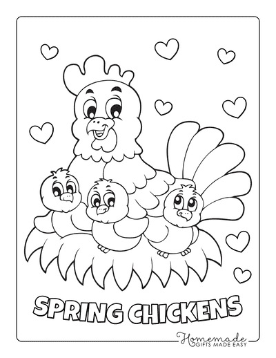 Free Printable Spring Coloring Pages