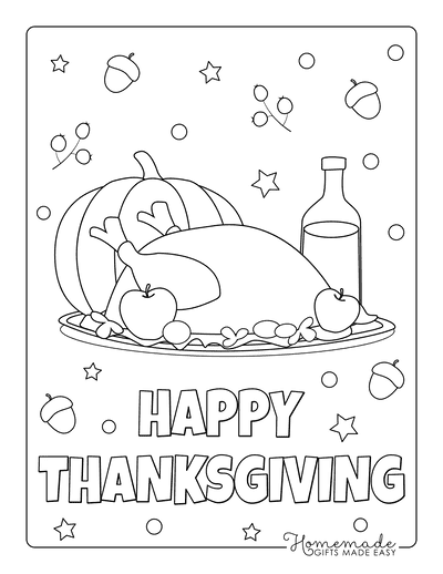 Free Printable Turkey Coloring Pages for Kids