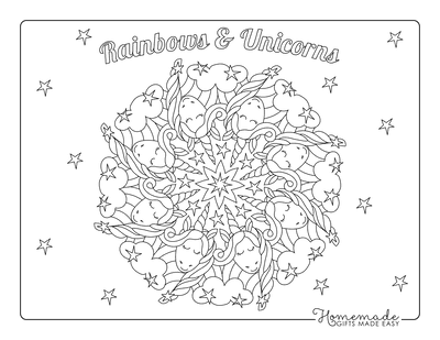 Magical Unicorn Coloring Pages for Kids & Adults