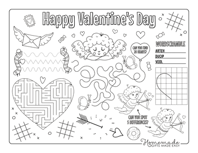 59 Free Printable Valentine's Day Coloring Pages