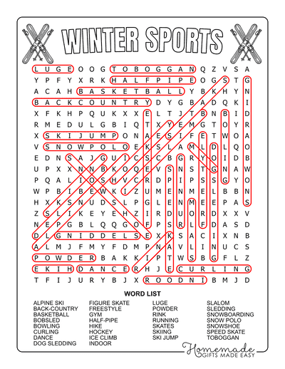 18 Best Free Printable Winter Word Search Puzzles for Kids