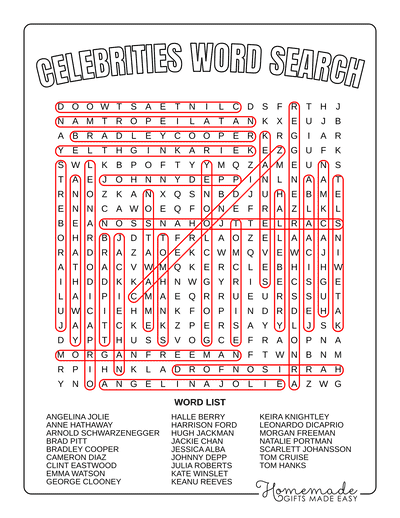 30+ Free Word Search Printable Puzzles