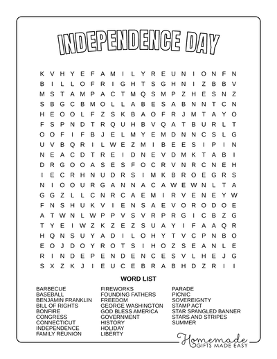 30 Free Word Search Printable Puzzles