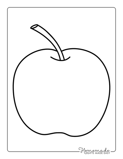 Free Printable Apple Template (Downloadable PDFs)