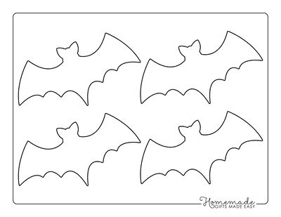 Free Printable Bat Templates for Halloween Crafts
