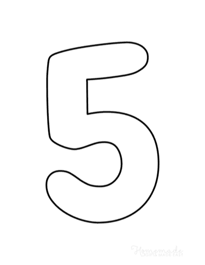 Free Printable Numbers for Crafts