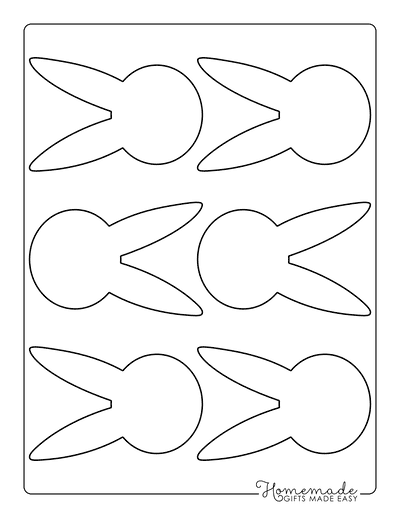 Free Printable Bunny Templates for Spring & Easter Crafts