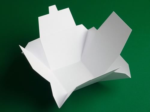 Chinese Take Out Box Template & Instructions - DIY Gift Containers