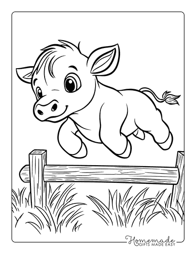 Free Cow Coloring Pages for Kids & Adults (PDF Printables)