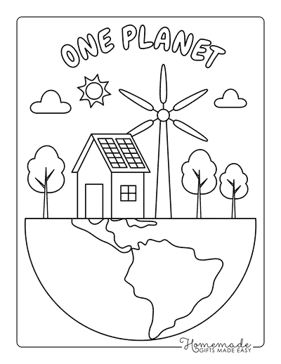 31 Free Earth Day Coloring Pages for Kids & Adults