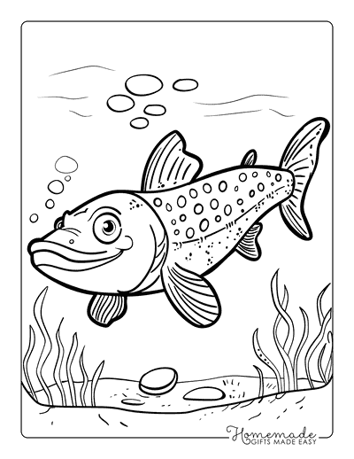 Free Fish Coloring Pages for Kids & Adults (PDF Printables)