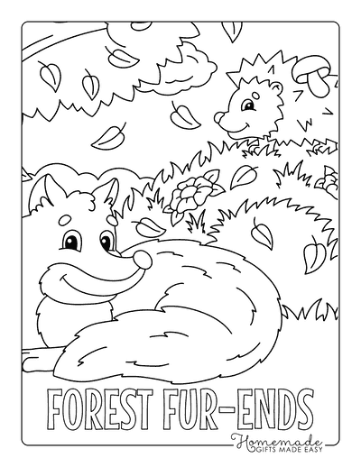 Free Printable Fox Coloring Pages for Kids & Adults
