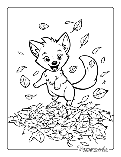 Free Printable Fox Coloring Pages for Kids & Adults