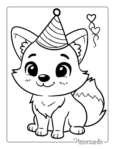 Free Printable Fox Coloring Pages for Kids & Adults