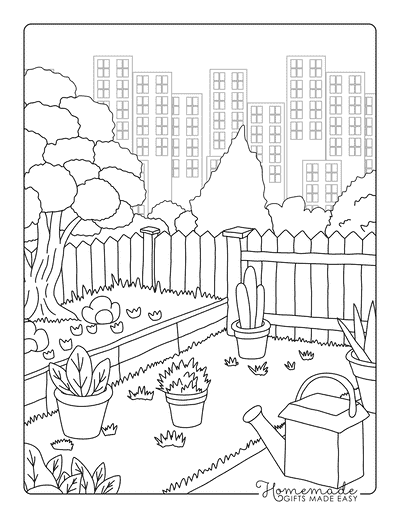Free Printable Garden Coloring Pages to Brighten Your Day