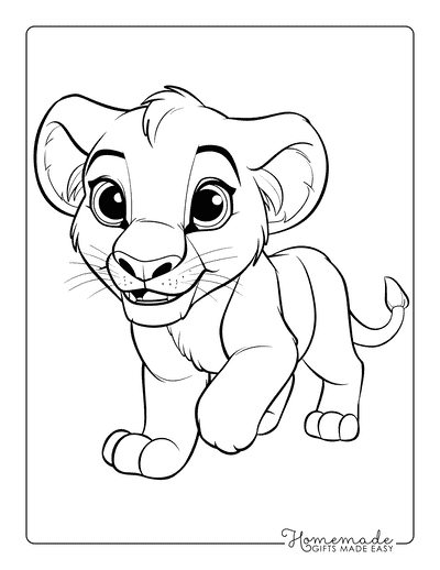 Free Lion Coloring Pages for Kids and Adults (Printable PDFs)