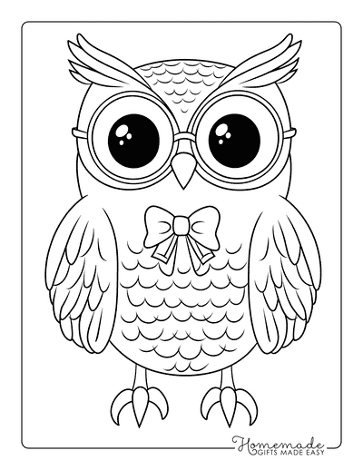 Printable Owl Coloring Pages (Free PDF)
