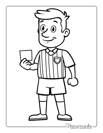 Free Soccer Coloring Pages (Printable PDFs)