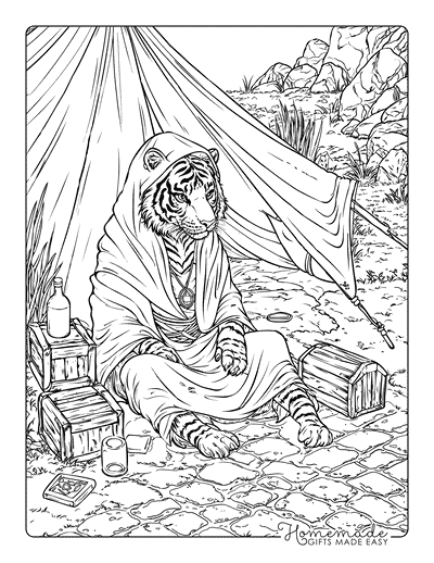 Free Tiger Coloring Pages for Kids & Adults (PDF Printables)