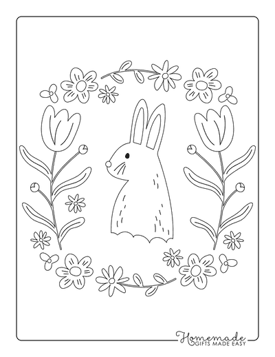 Free Printable Easter Bunny Coloring Pages for Kids & Adults 2025