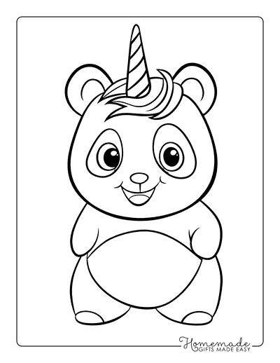 Free Printable Panda Coloring Pages for Kids
